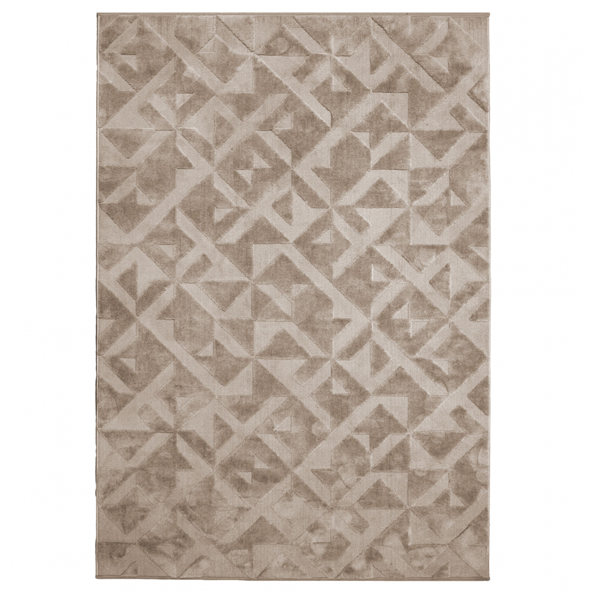 Modern Area Rug Bosco 869/002 Beige - Superdecor