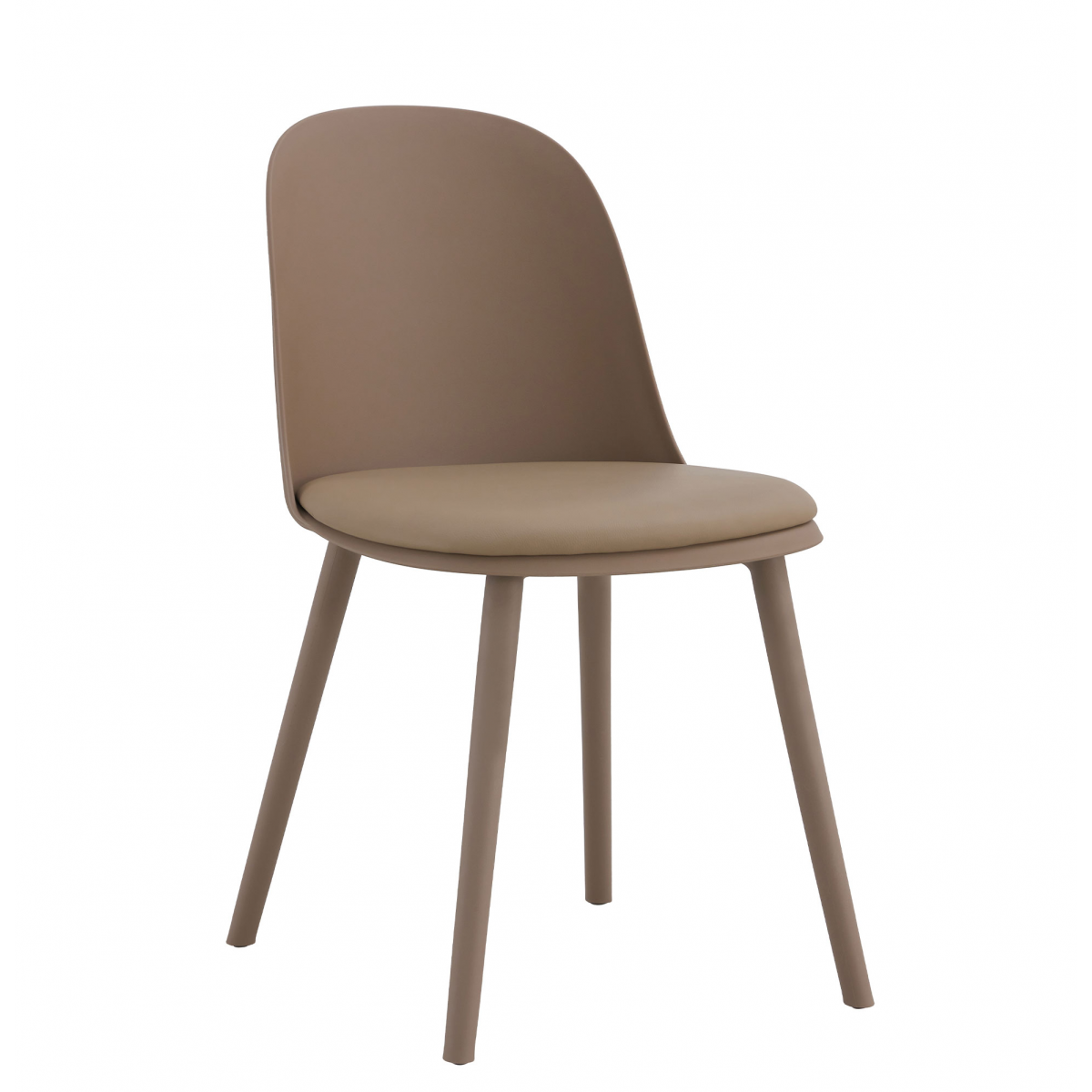 Nordic Plastic Dining Chair Calais Beige | Superdecor