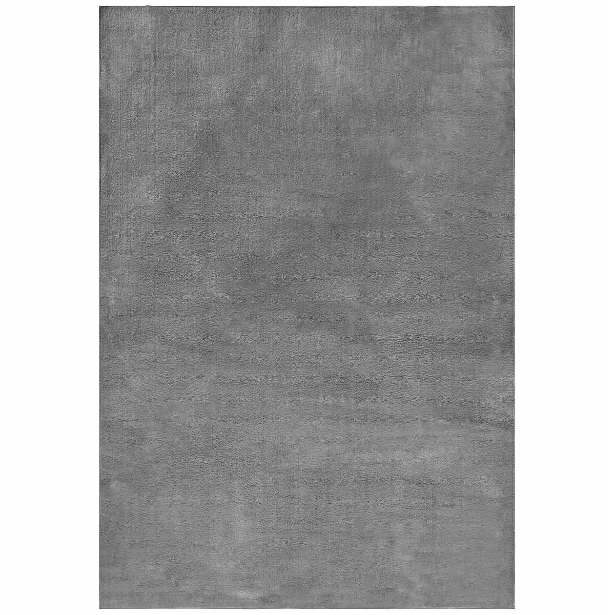 Plain Area Rug Boheme 027 Dark Gray - Superdecor